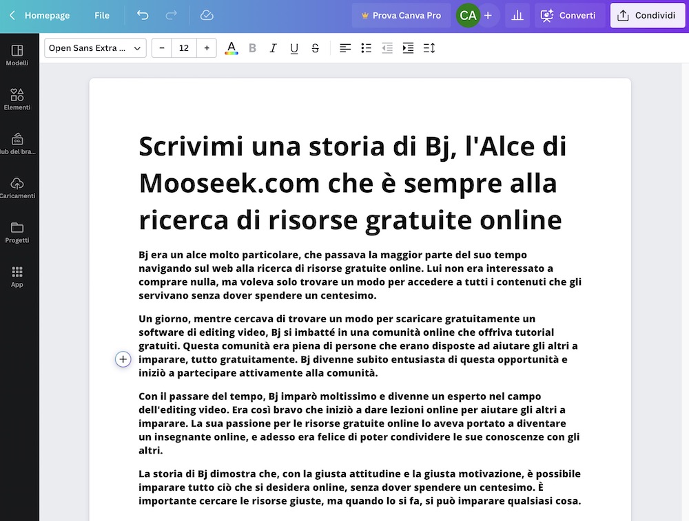 Ecco il nuovo Tool di Canva che permette di creare storie grazie all’Intelligenza Artificiale ...
